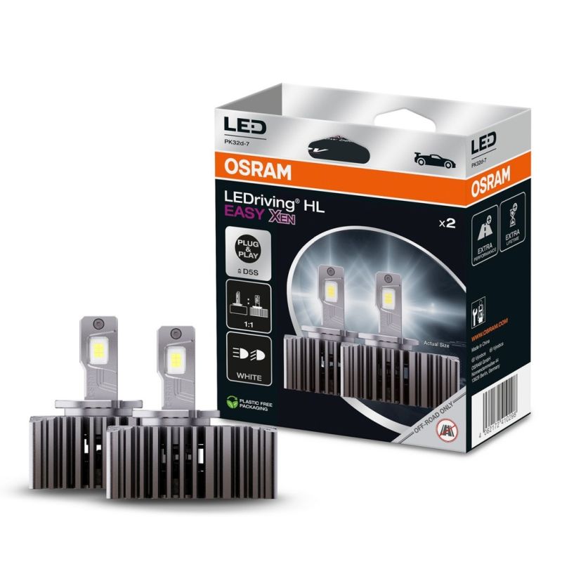 Osram LEDriving HL EASY D5S 50W 12V 66540DWESY-2HB 6000K 2kom :: Toraz