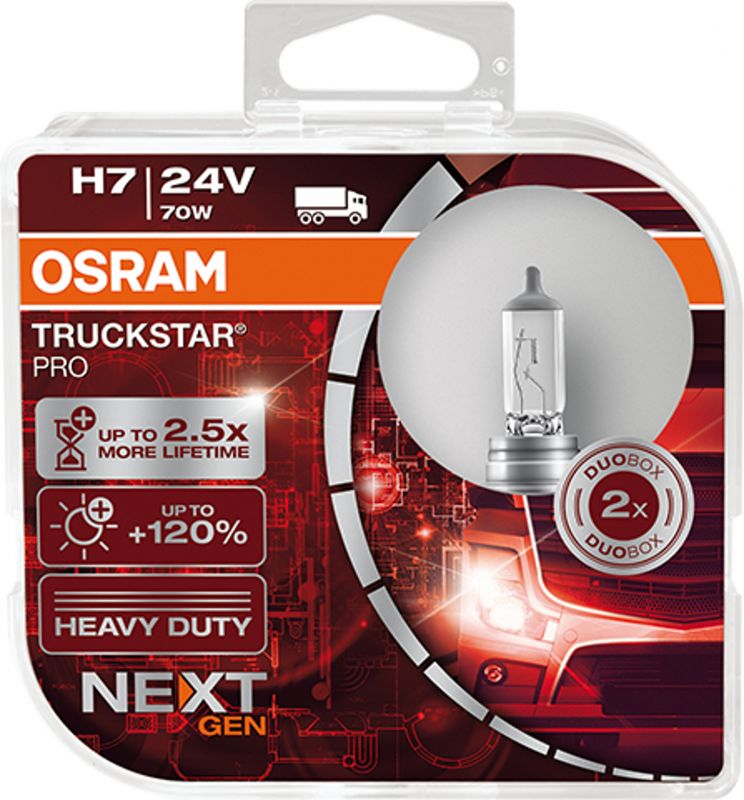 Кутия Osram H7 24V 70W TRUCKSTAR PRO :: Toraz